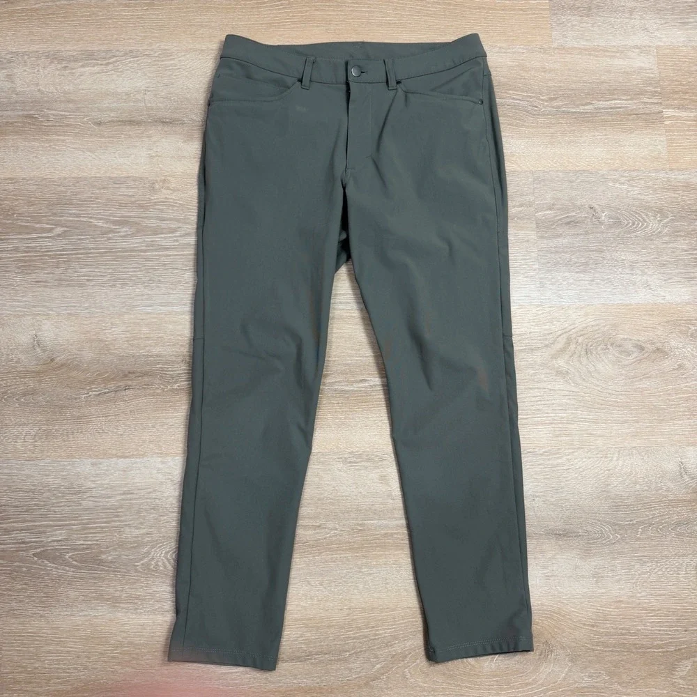 lululemon athletica | Pants | Lululemon Abc Pant Slim Fit Warpstreme ...